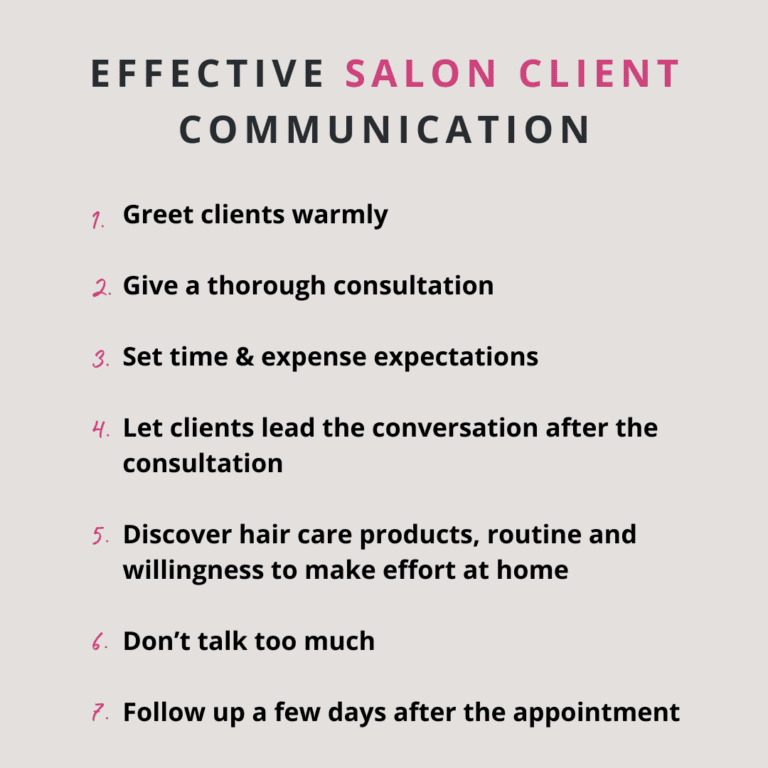 Salon Communication -| Have Productive & Effective Conversations