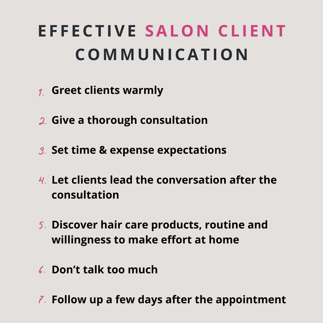 Salon Communication -| Have Productive & Effective Conversations